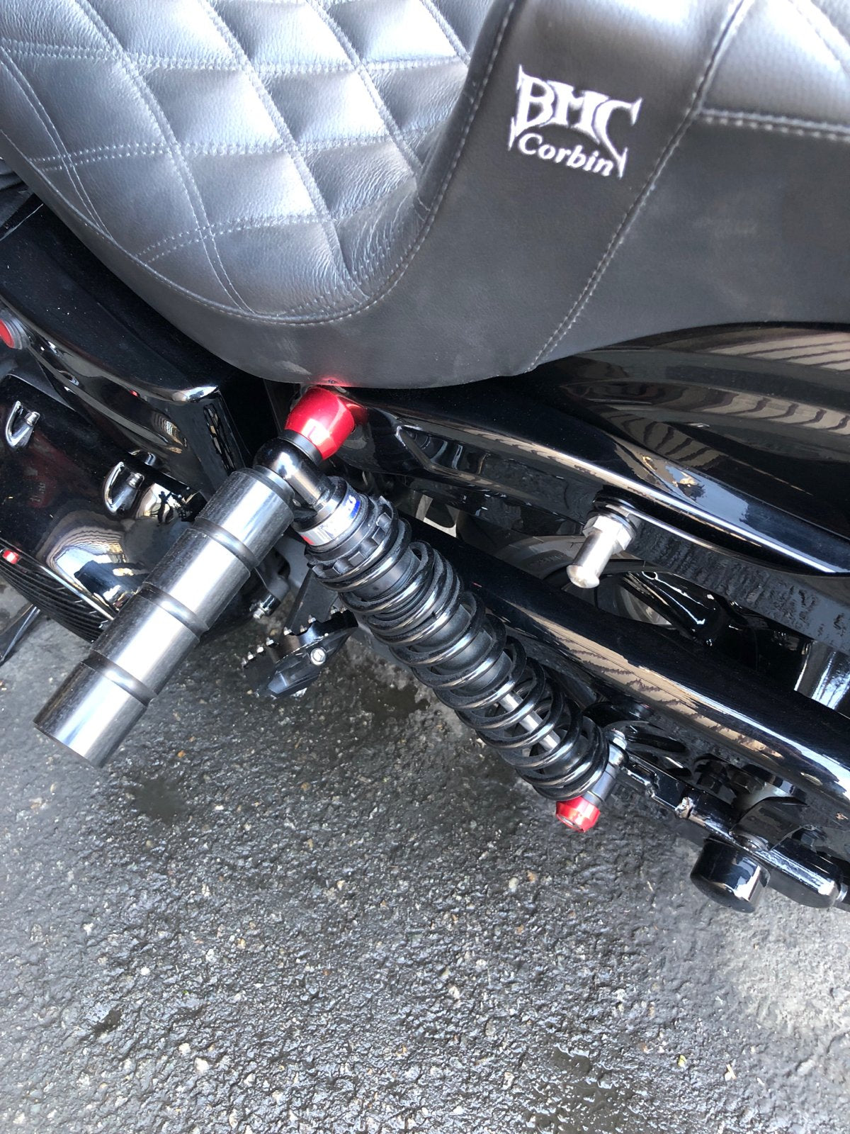 Dyna Rear Shock Mounts - Harley Shocks